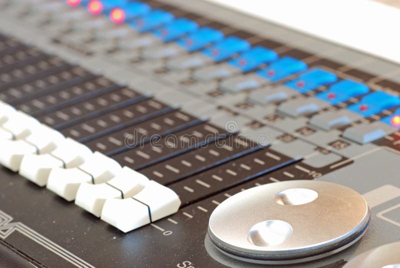 Sound and light board stock photo. Image of amplitude - 3371578