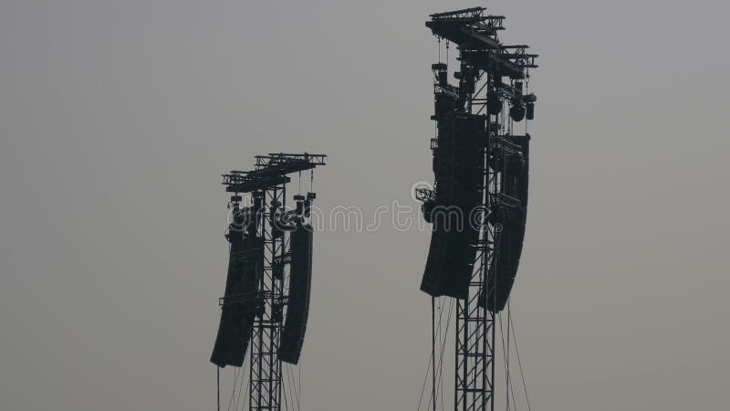 Sound Light Tower stock footage. Video of celebration - 174073772