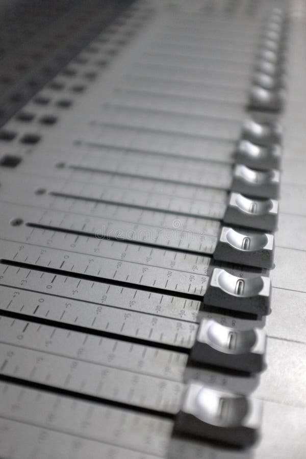 Sound Mastering Table stock image. Image of table, electronics - 109946983