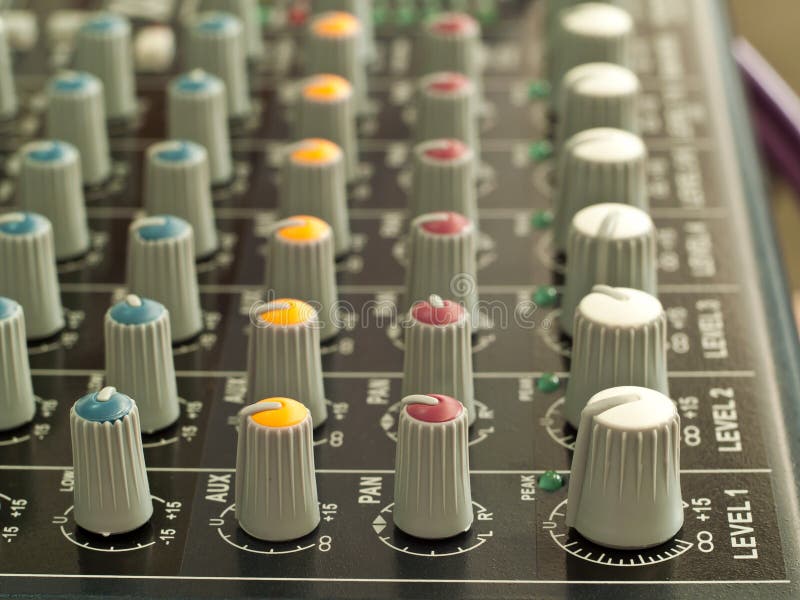 Sound mixer stock photo. Image of adjuster, music, karaoke - 22988456