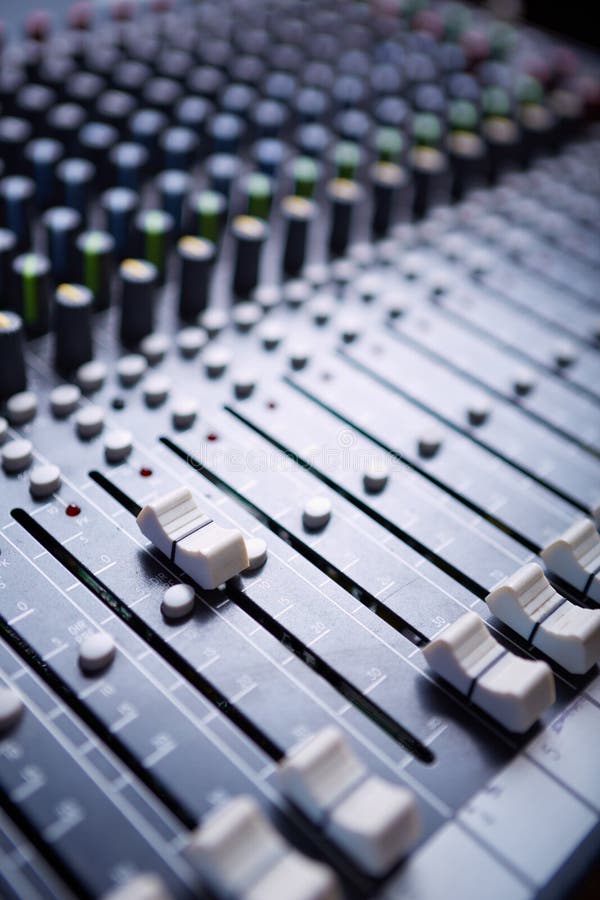 Sound mixer stock photo. Image of channel, mixing, electric - 25632726