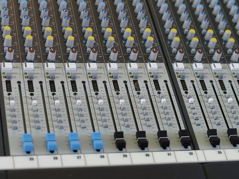 Sound Mixer Console Picture. Image: 7038213