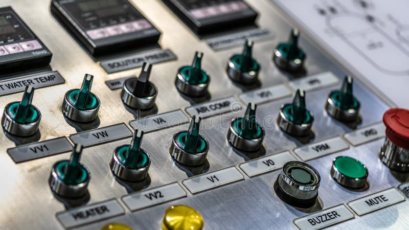 Sound Mixer Control Panel Buttons Stock Image - Image of music ...