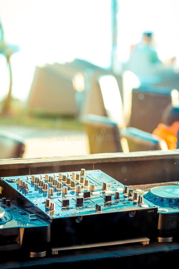 Sound Mixer Audio Controller Stock Photo - Image of closeup, volume ...