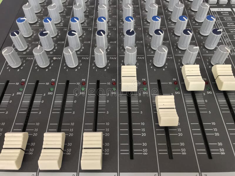 Sound mixer stock illustration. Illustration of equalizer - 90397282