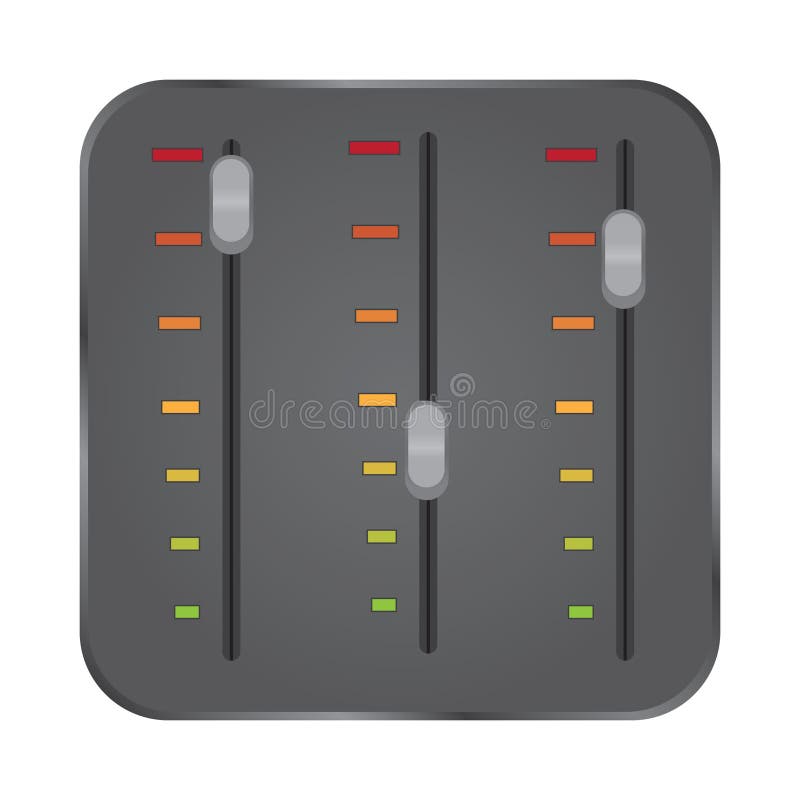Print stock vector. Illustration of sound, music, equalizer - 190671231
