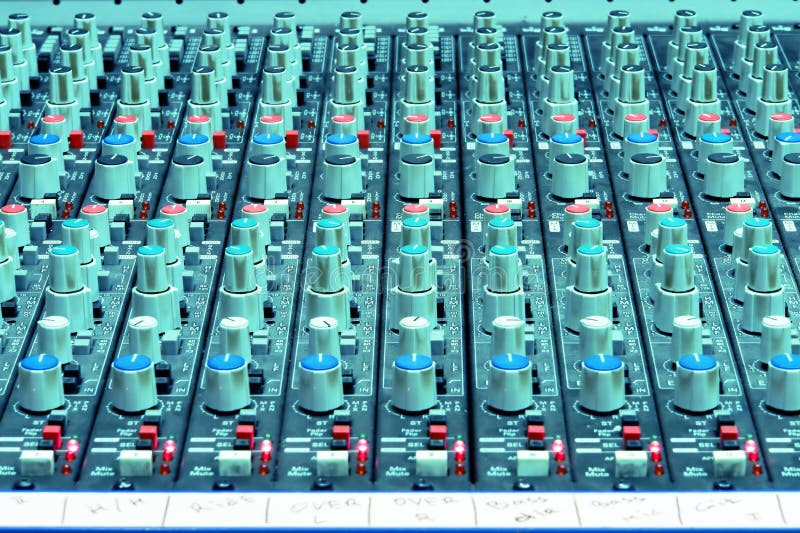 Sound Mixing Console stock image. Image of audio, console - 1776059
