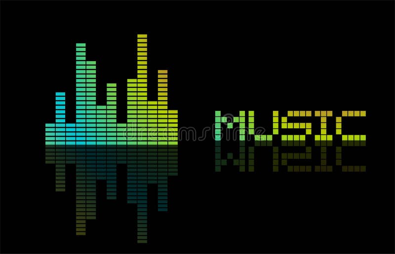 Sound music bars stock vector. Illustration of sound - 153501572