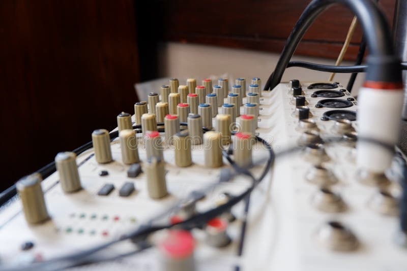 The Sound of Music Control Panel Electric Stock Photo - Image of ...