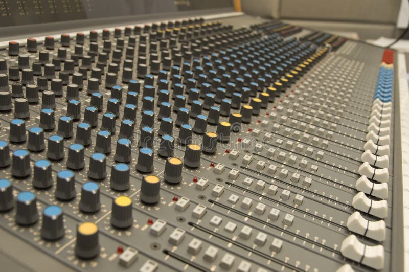 Sound and Music Mixer stock image. Image of mixing, audio - 8095023