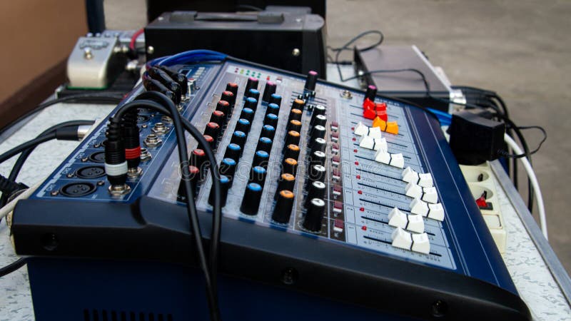 Sound Music Mixing Equipment Stock Photo - Image of instrument ...