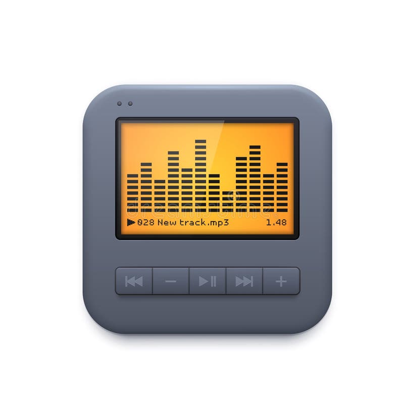 Sound Music Player Interface Icon, Audio System Stock Vector ...