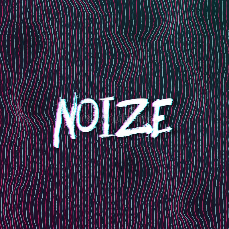 Digital Noize Glitch Lines Background Stock Vector - Illustration of ...