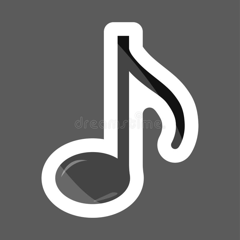 Sound Notification. Vector Sound Icon Colored Sticker. Layers G Stock ...