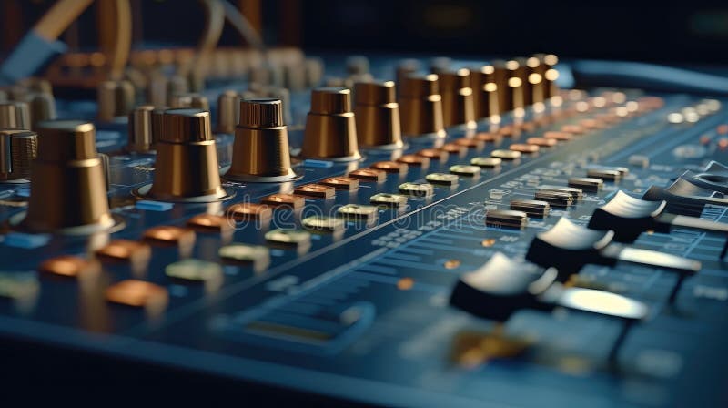 Panel of Musical Devices of White Color. Stock Vector - Illustration of ...