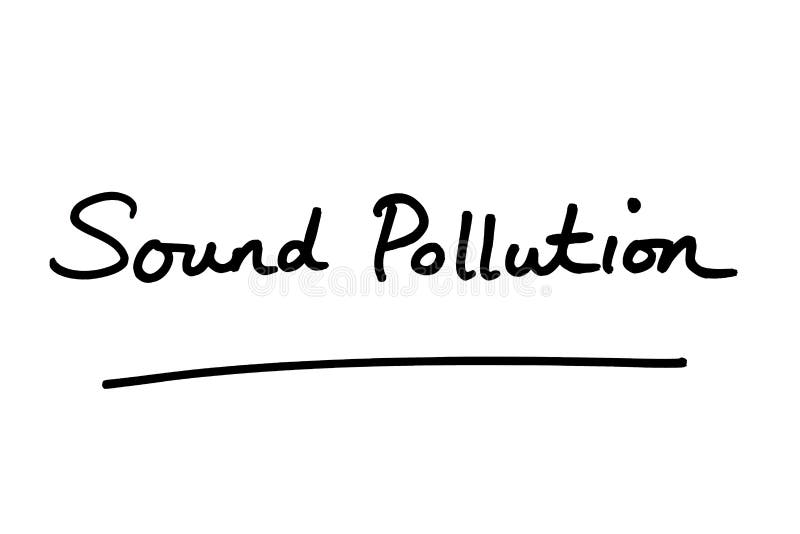 Sound pollution word cloud stock vector. Illustration of residential ...