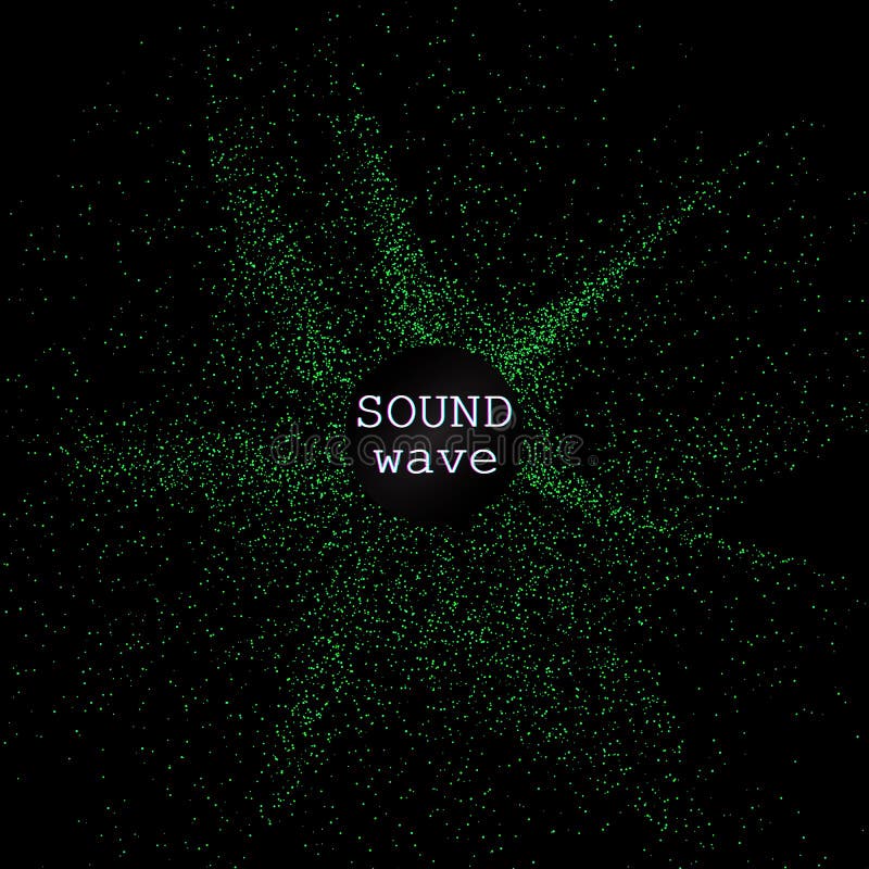 Sound Poster. Dynamic Fluid Shape. Music Waves. Stock Vector ...