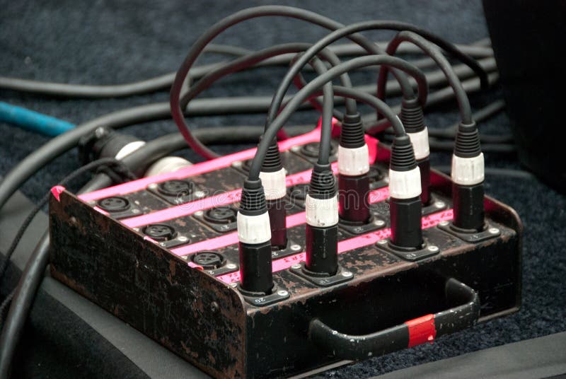 Sound Power Pack with Cables Stock Photo - Image of electricity ...