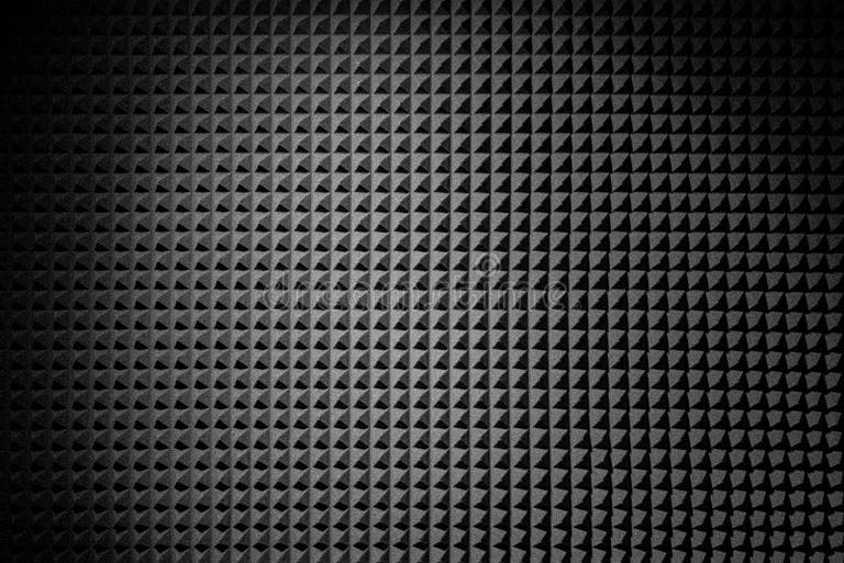Sound Proof Panel of Pyramid Polyurethane Foam Pattern Texture ...