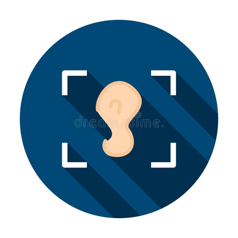 Sound Recognition Circle Icon Stock Vector - Illustration of circle ...