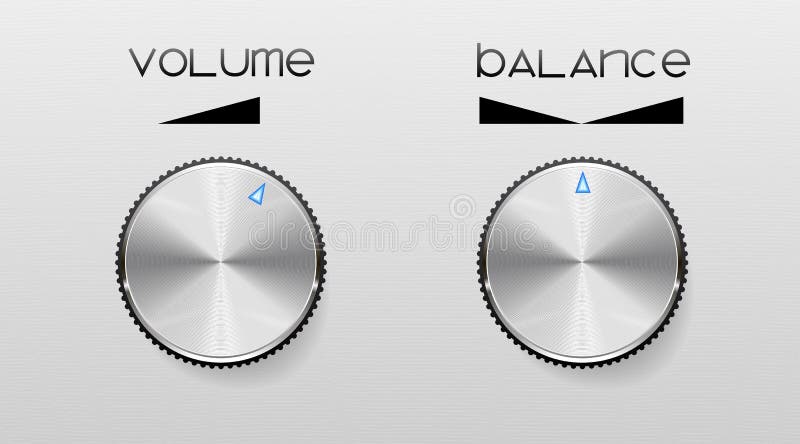 Sound regulators . stock vector. Illustration of control - 21106387
