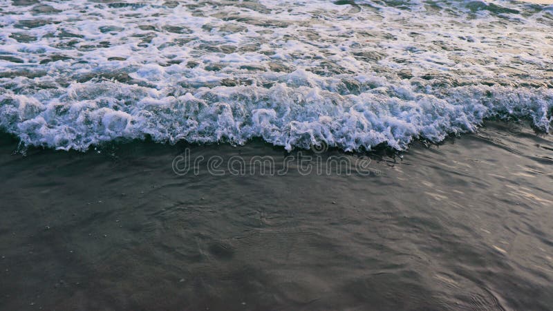 Sound of Sea Wave and Beautiful Water Pattern Stock Image - Image of ...
