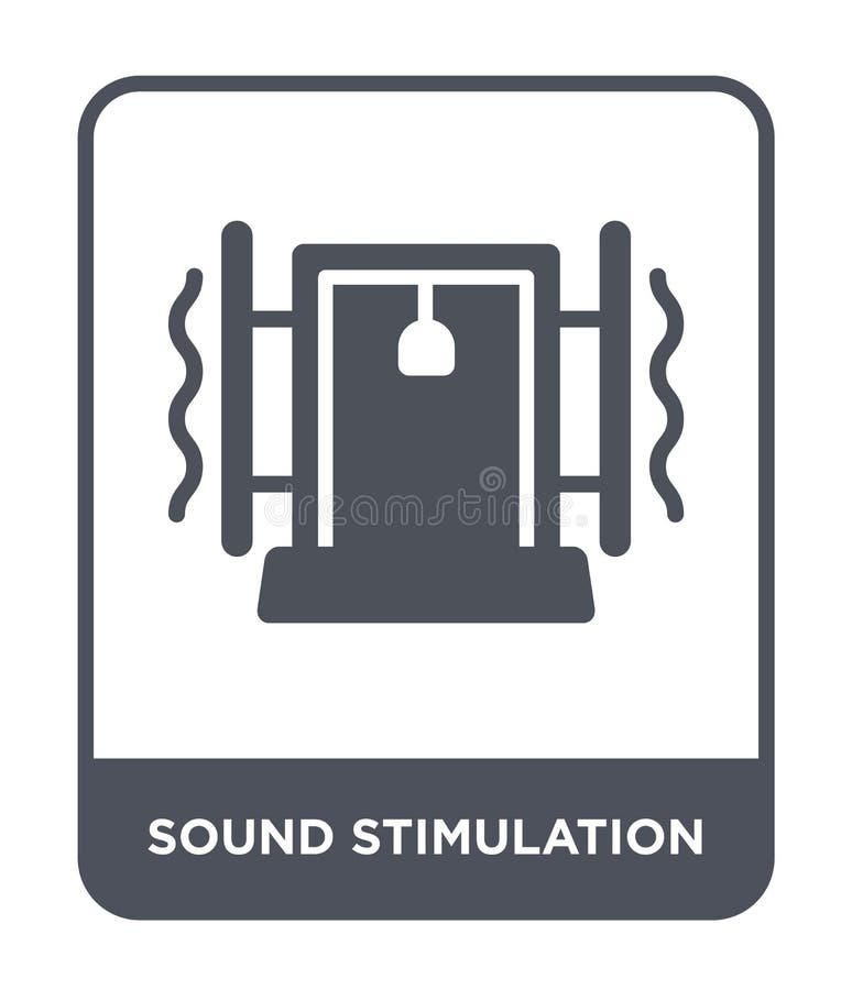 Sound Stimulation Icon in Trendy Design Style. Sound Stimulation Icon ...