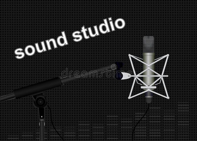 Sound Studio stock vector. Illustration of broadcast - 40771473
