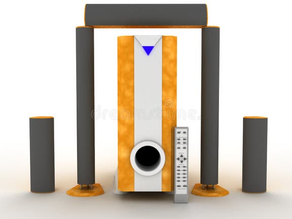Sound system stock illustration. Illustration of cinema - 8635998