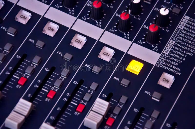 Sound System on stock photo. Image of volume, control - 38708836