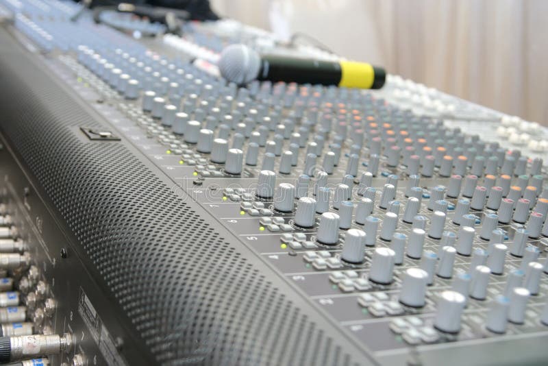 Sound system control board stock photo. Image of cable - 7627066