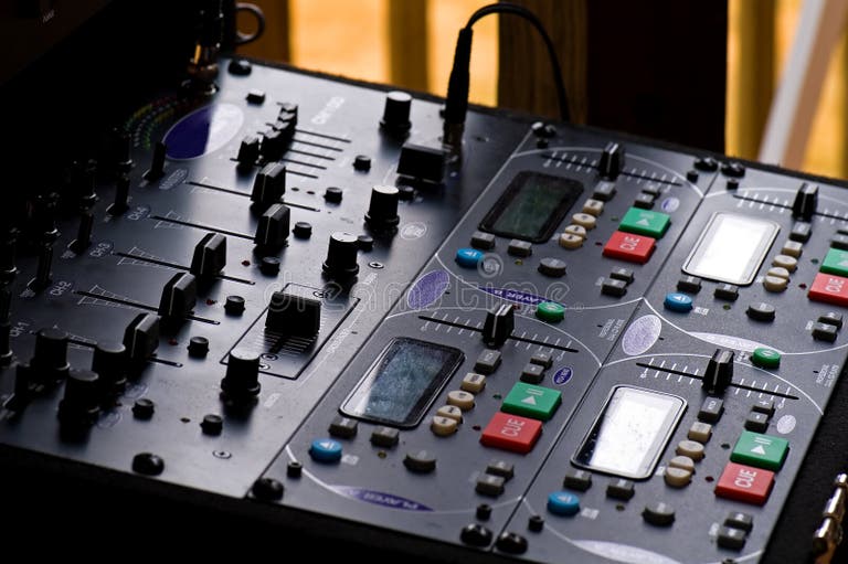 Sound system control panel stock image. Image of sounds - 2535055