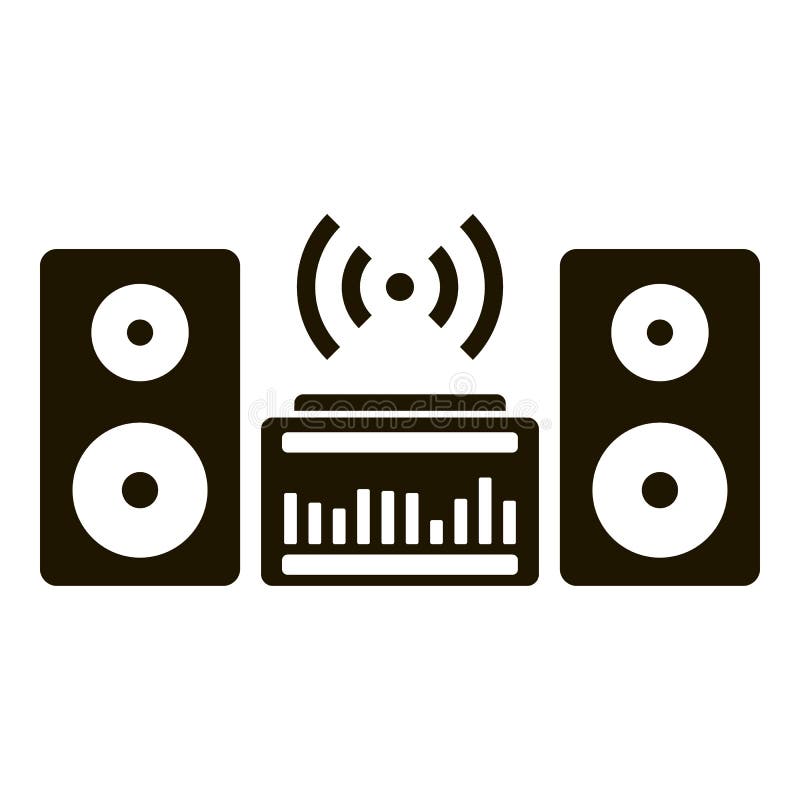 Sound System Icon, Simple Style Stock Vector - Illustration of ...