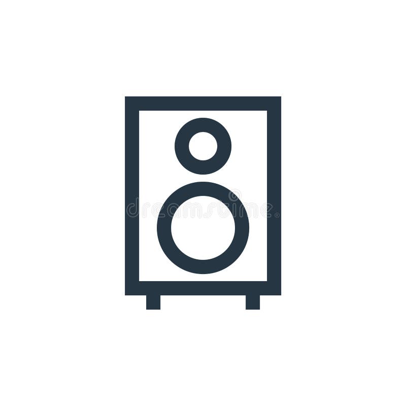 Sound System Icon Vector from Electronic Concept. Thin Line ...