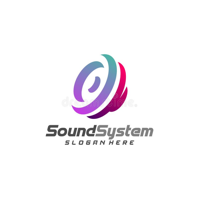Sound System Logo Design Vector, Sound Logo Template, Concept Design ...