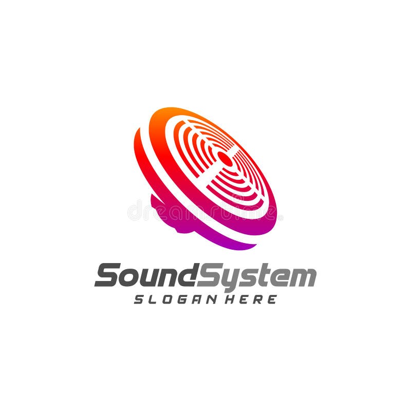 Sound System Logo Design Vector, Sound Logo Template, Concept Design ...