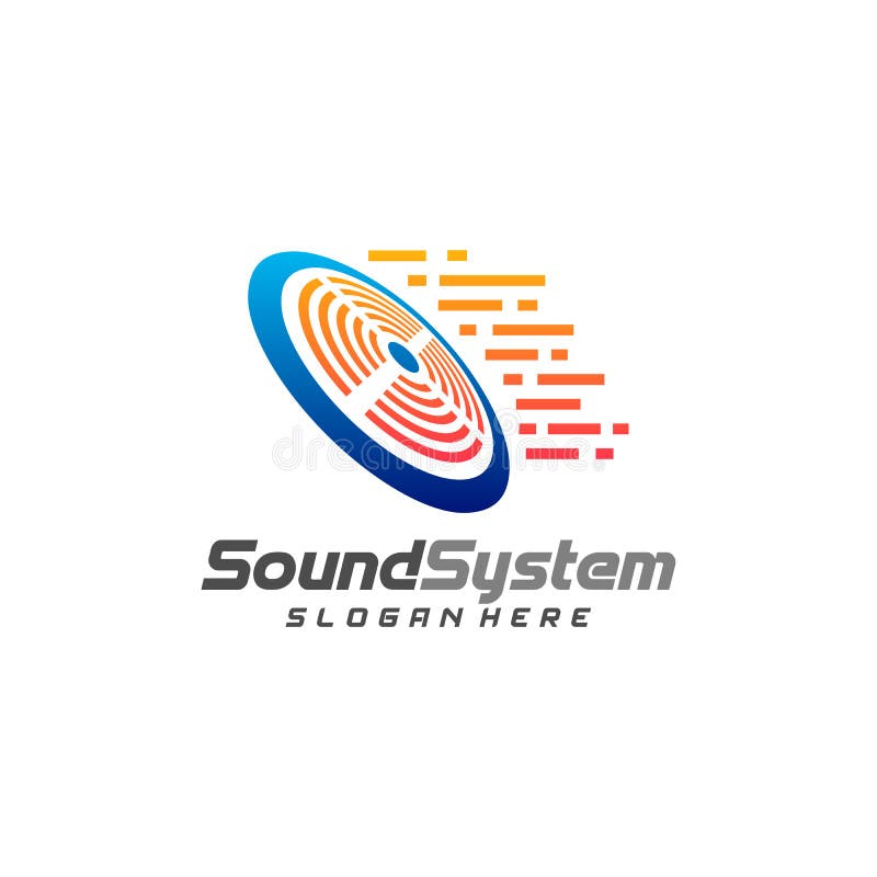 Sound System Logo Design Vector, Sound Logo Template, Concept Design ...