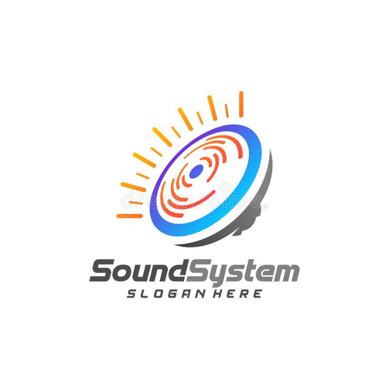 Sound System Logo Design Vector, Sound Logo Template, Concept Design ...