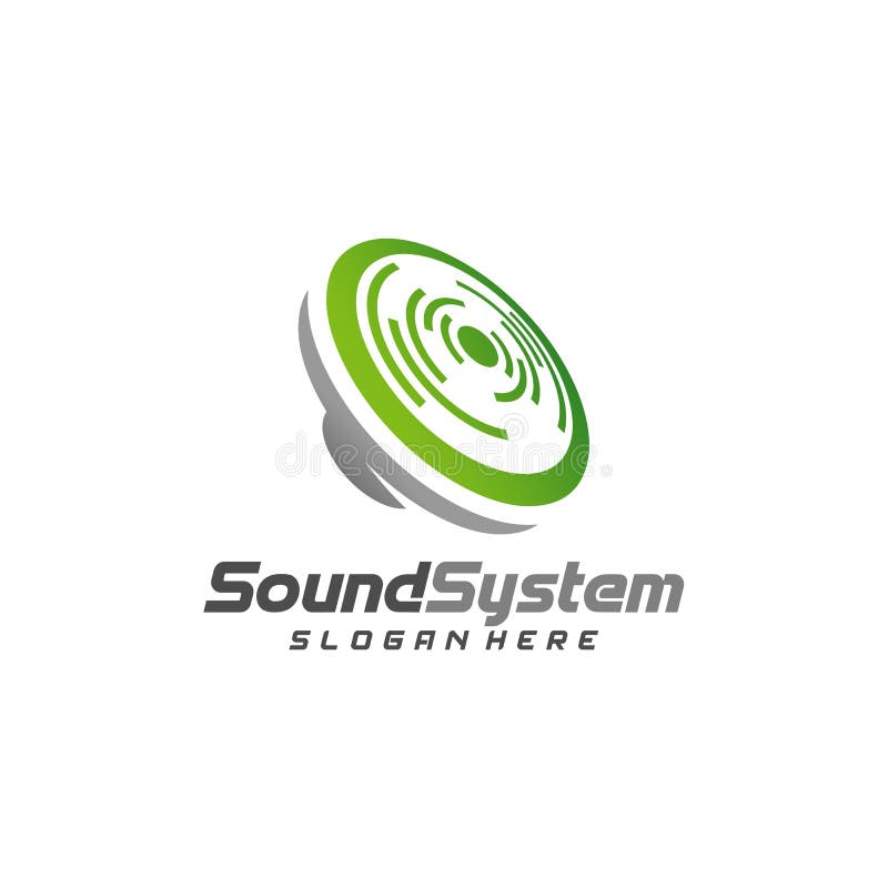 Sound System Logo Design Vector, Sound Logo Template, Concept Design ...