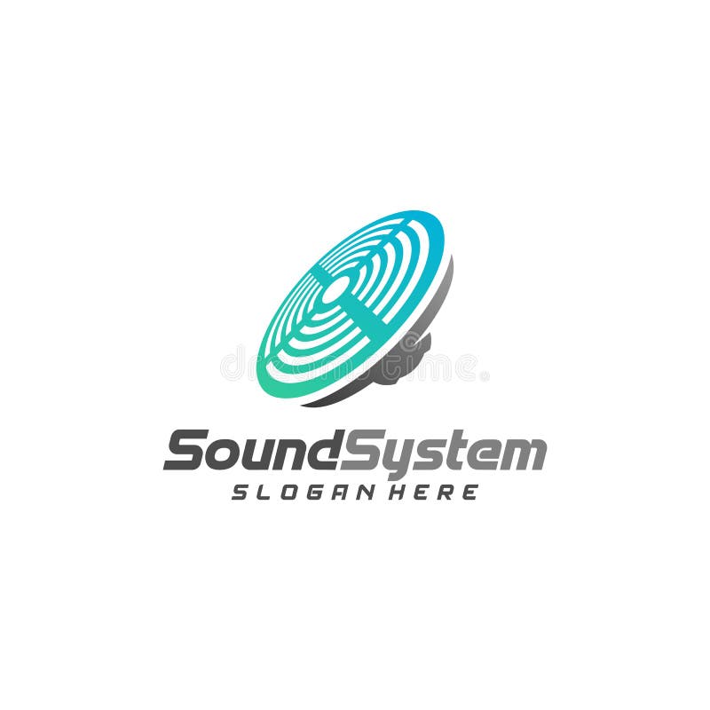 Sound System Logo Design Vector, Sound Logo Template, Concept Design ...