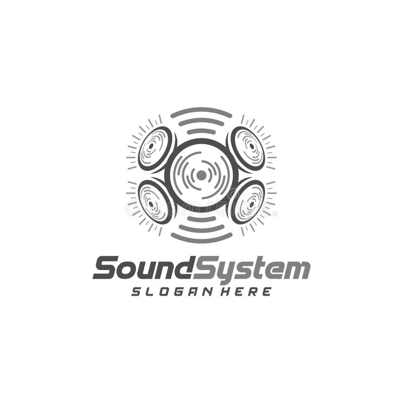 Sound System Logo Design Vector, Sound Logo Template, Concept Design ...