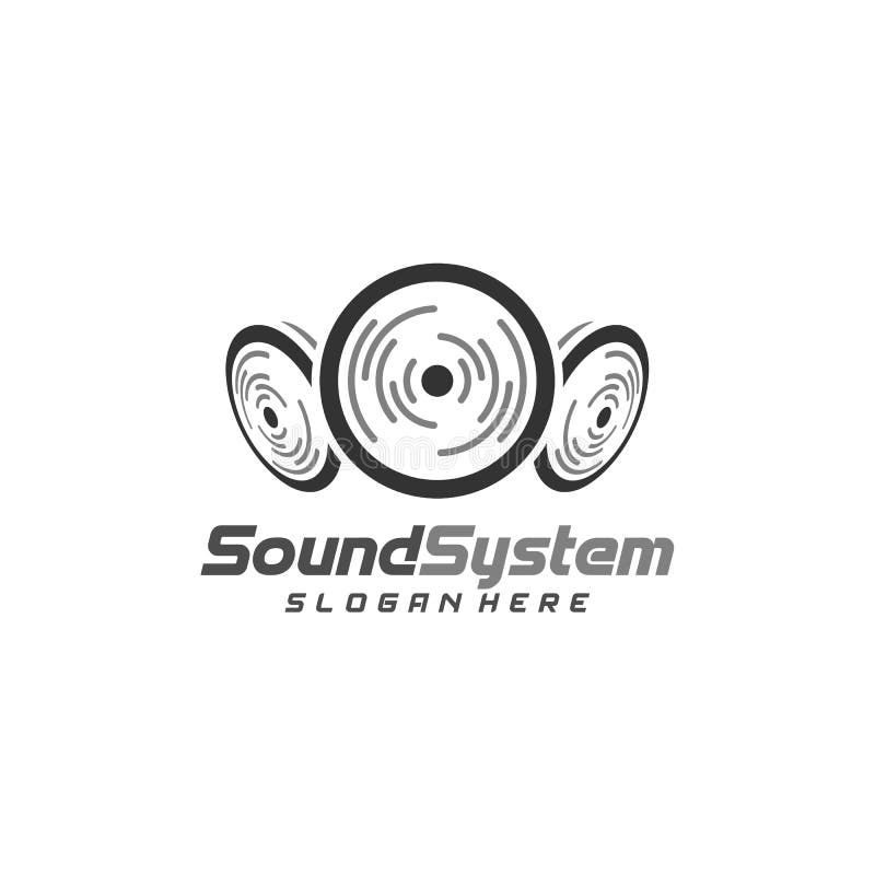 Sound System Logo Design Vector, Sound Logo Template, Concept Design ...
