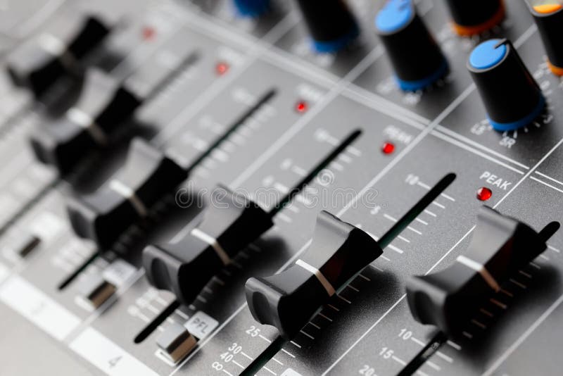 Sound tool stock image. Image of composer, broadcasting - 214745053