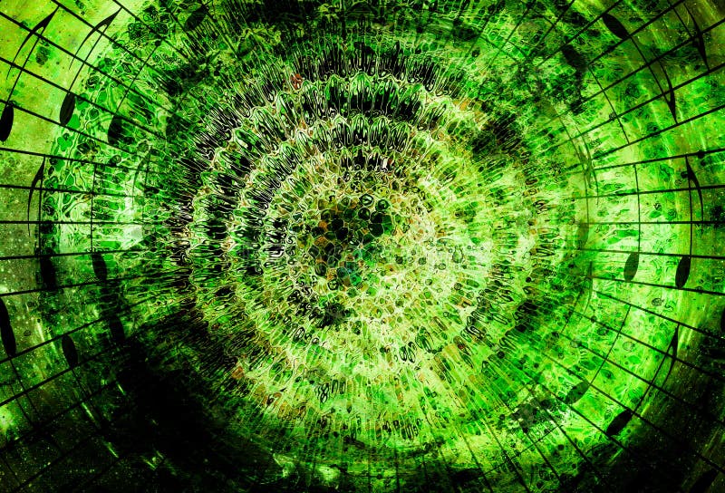 Sound Vibration with Music Notes and Lines, Graphic Collage. Stock ...