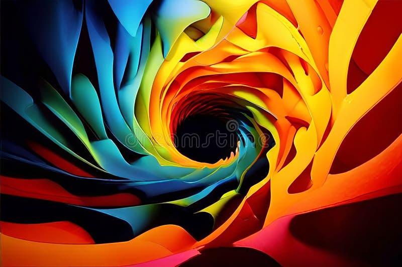 Sound Visualization Audio Visual Artvisualizing a Burst of Sound Stock ...