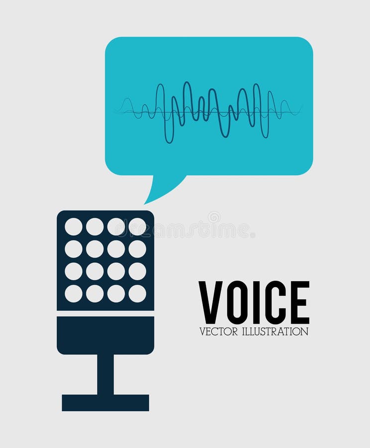 Sound of voice stock vector. Illustration of pattern - 65250736