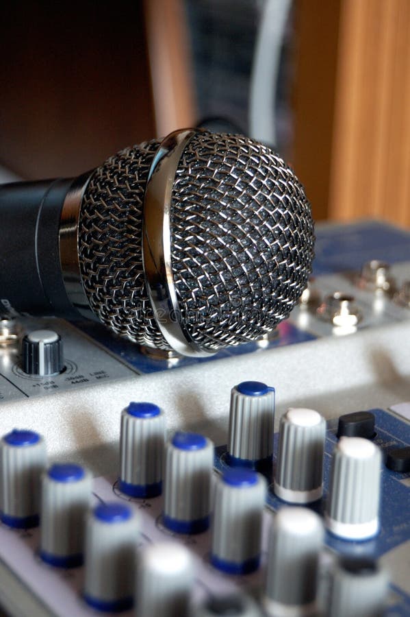 Sound and voice recording stock photo. Image of instrument - 2458452