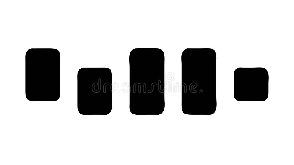 Sound Volume Bars Icon, Audio Level Indicator Graphic, Vector Design ...