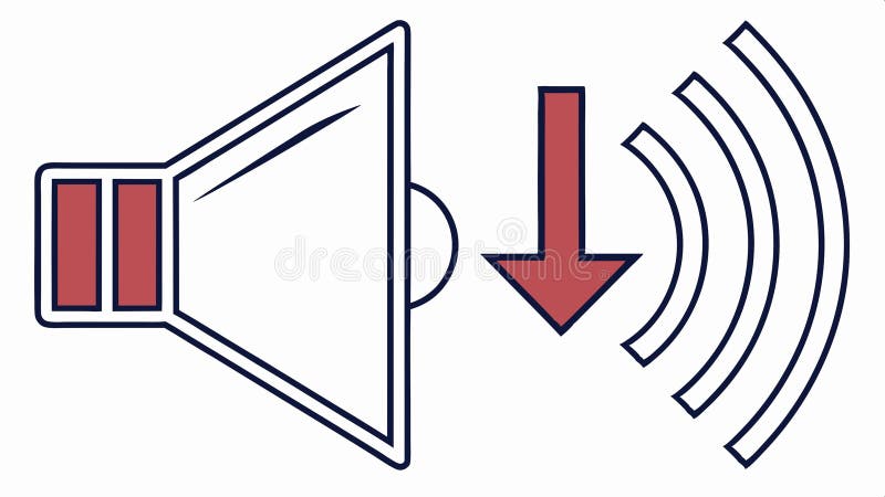 Sound Volume Down Icon Vector, Mute Symbol, Audio Control, Silence ...