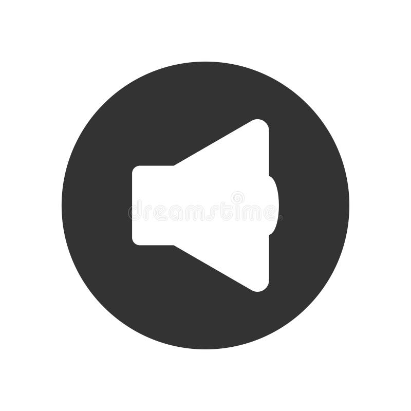 Sound, volume icon stock vector. Illustration of vector - 174952760